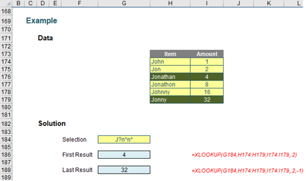 XLOOKUp Part 4 - Partial and Exact Matching | ICAEW