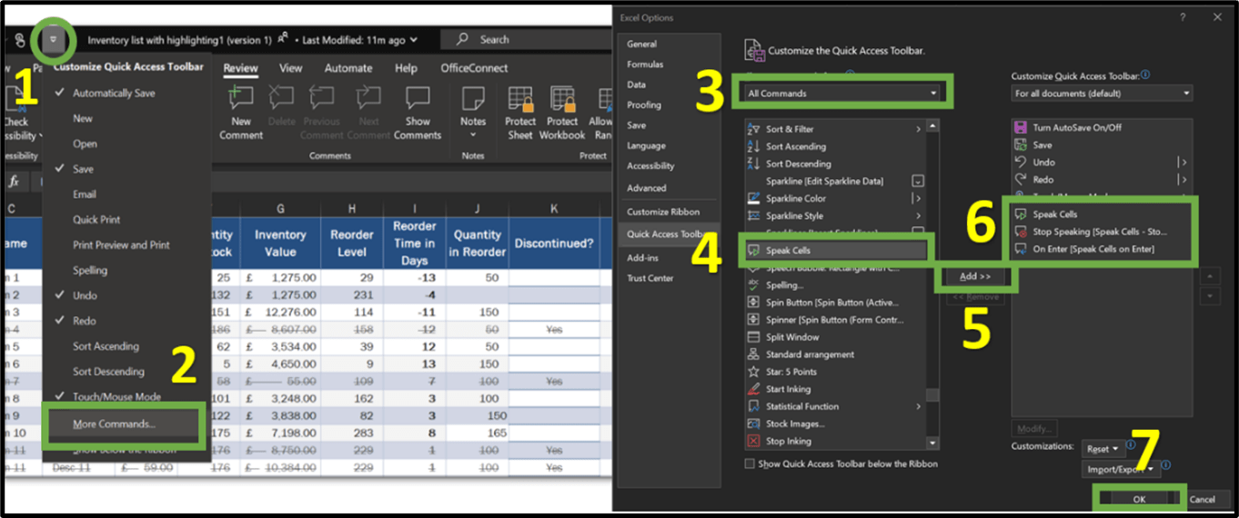 Accessibility Features in Excel – Part 2: Introduction | ICAEW