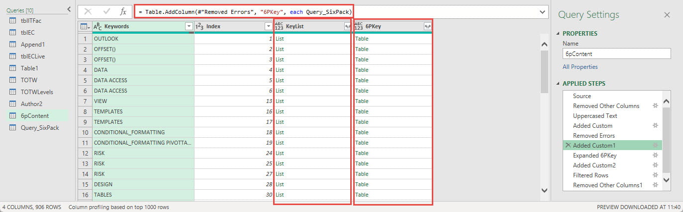 Power Query – matching lists part 2 | ICAEW
