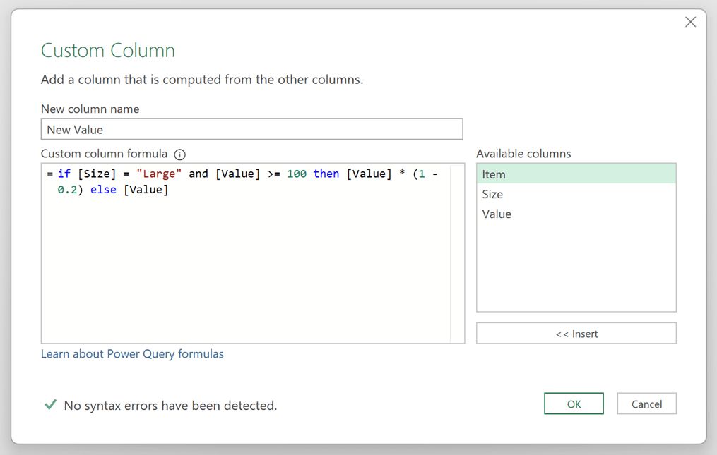 Add column vs. transform column in Power Query | ICAEW